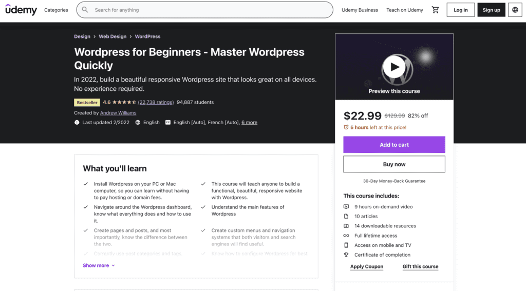 Top 5 Courses For WordPress Certification Wizve