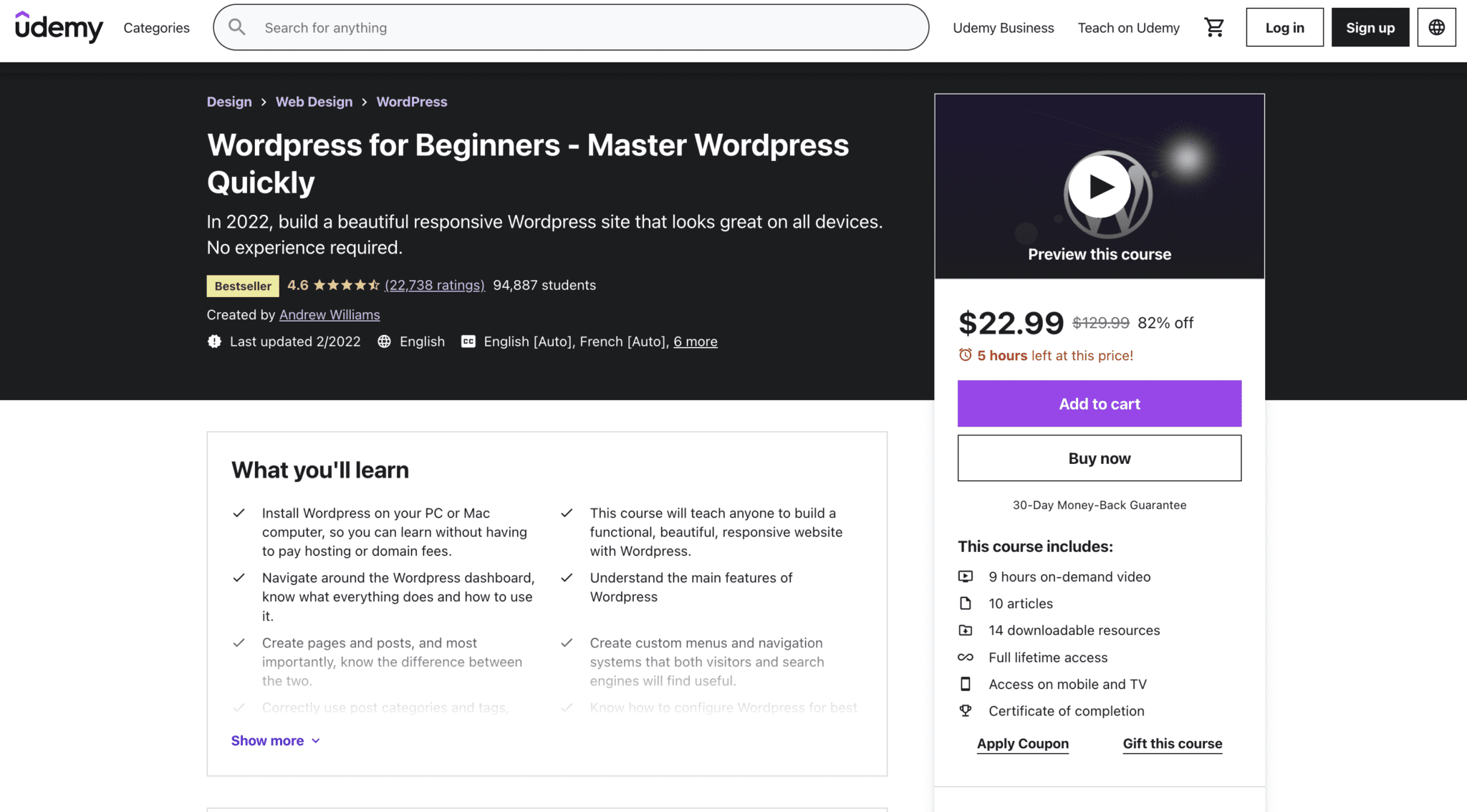 Top 5 Courses for WordPress Certification - wizve